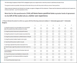 Comparison of Four TAM Item Formats: Effect of Response Option Labels ...